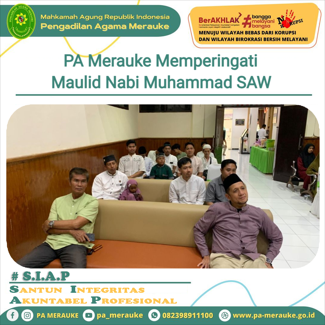 PA Merauke Memperingati Maulid Nabi Muhammad SAW (21/09/2025)